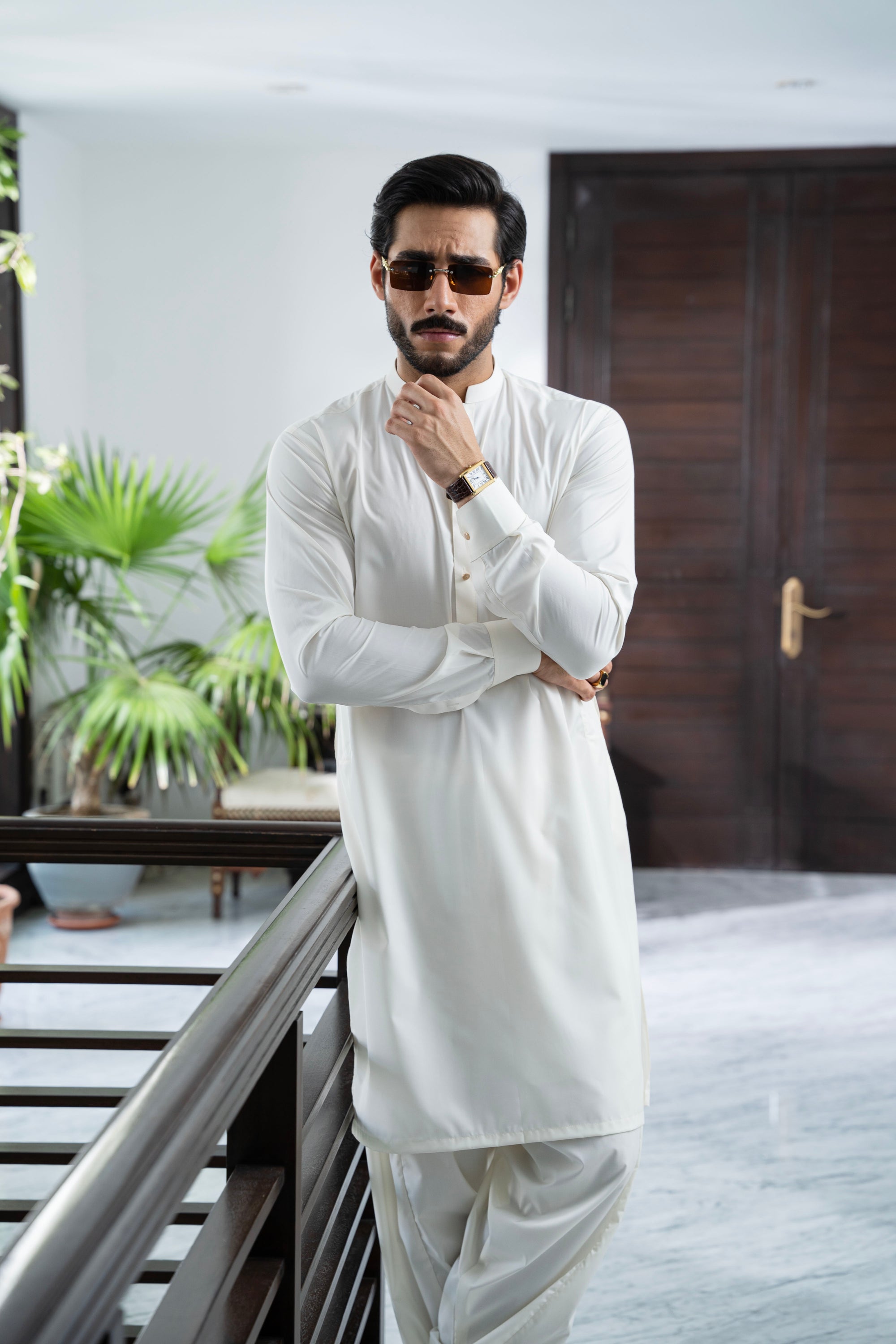 Men's Unstitched Shalwar Kameez Fabric by Yameen Fabrics