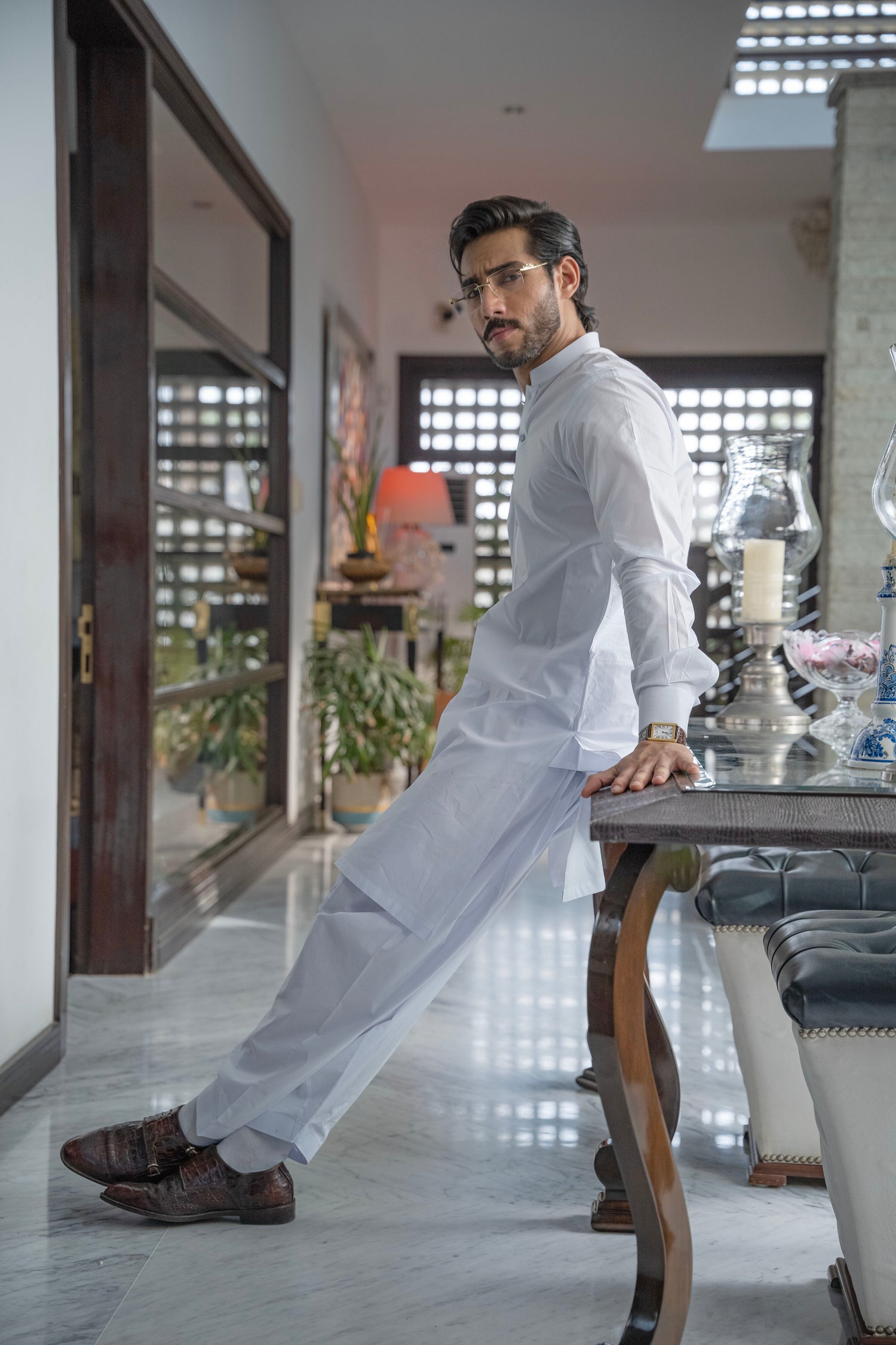 Men's Unstitched Shalwar Kameez Fabric by Yameen Fabrics